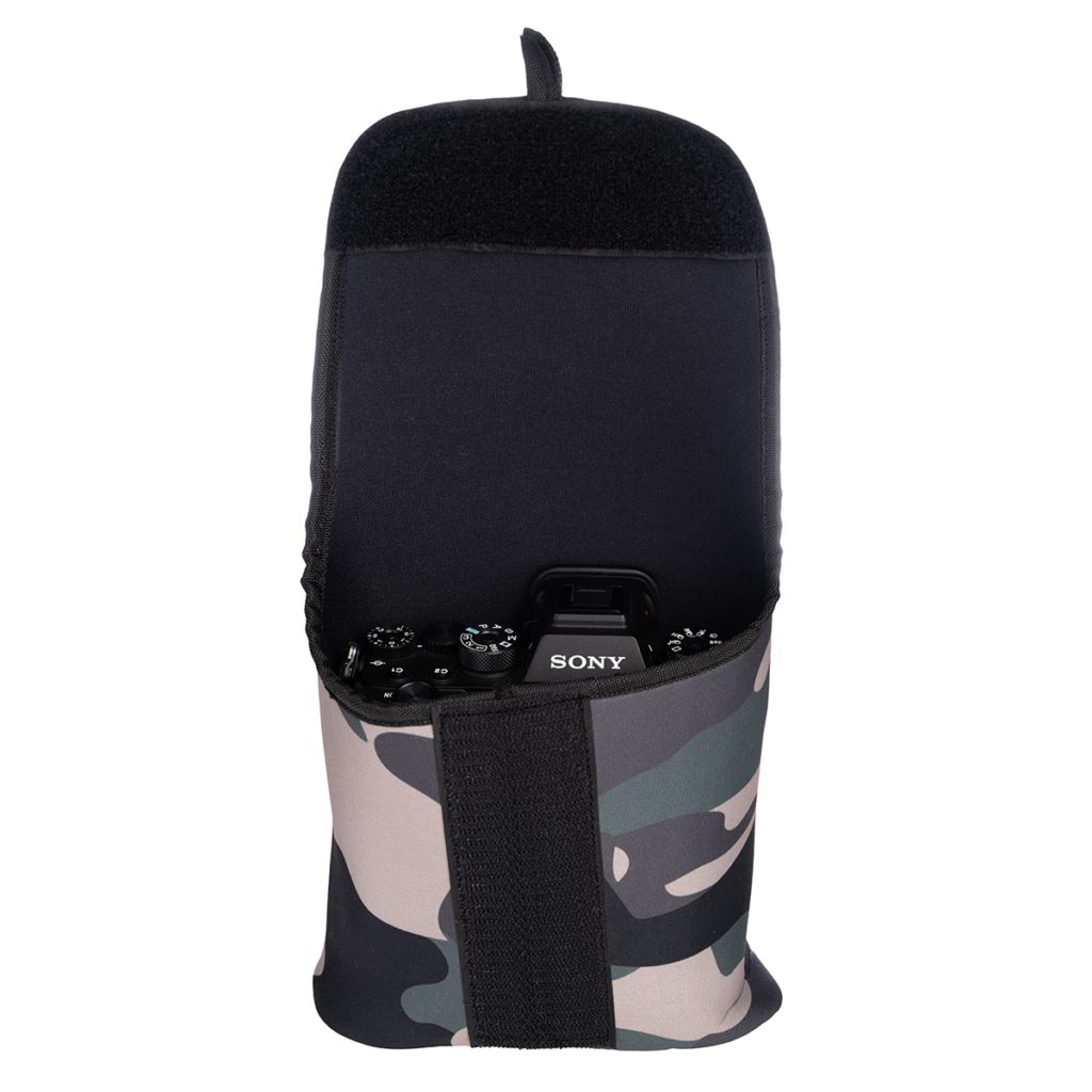 Camera Body Pouch- Dry Forest Camo-for Sony A1 with Battery Grip ...