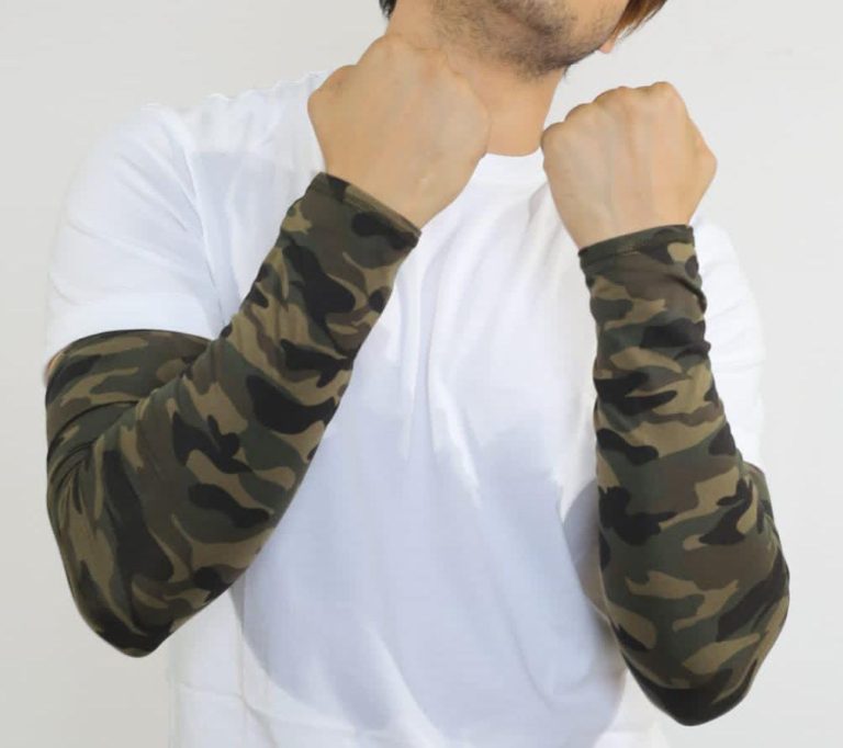 Arm Sleeves- Green Camo- Cotton – WildRoar.in